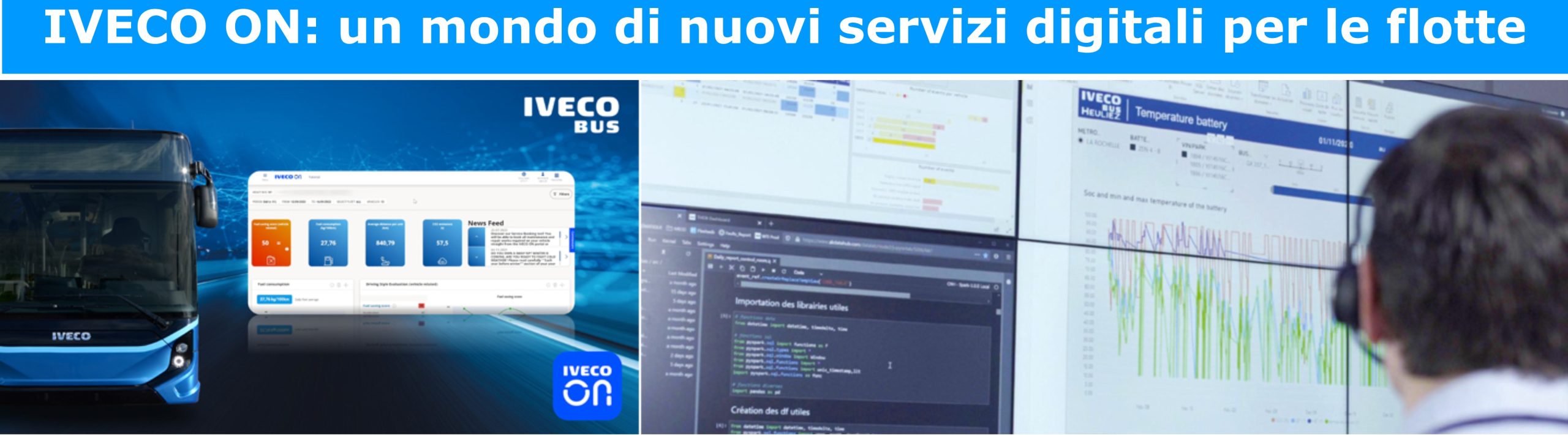 IVECO ON: un mondo di nuovi servizi digitali per le flotte IVECO BUS - Iveco Orecchia
